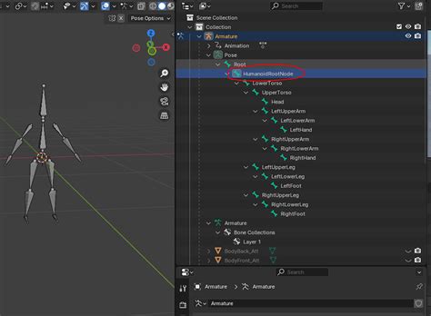 How Can I Animate Skinned Mesh R15 In Blender And Import Into Studio