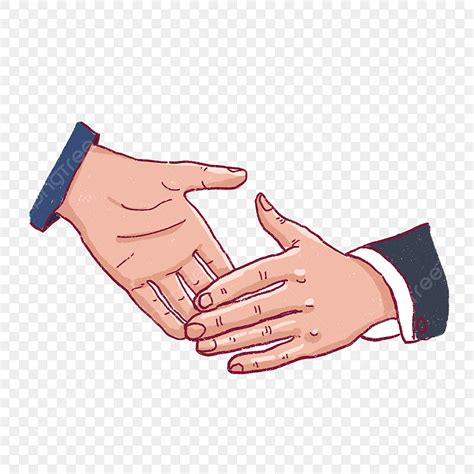 악수 일러스트 만화 비지니스 소재 비지니스 Png Png 일러스트 및 Psd 이미지 무료 다운로드 Pngtree