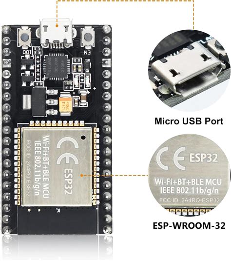 keeyees esp32s esp32 placa de desarrollo 2 4 ghz de doble núcleo wlan