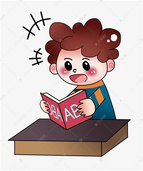 读英语书素材图片免费下载 千库网