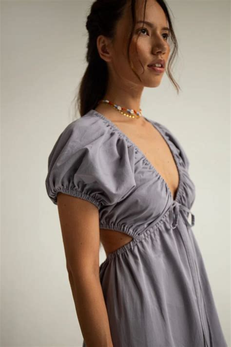 Oona Summer Dress With Naked Back Sewing Pattern With Tutorial Size US