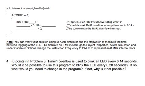 Solved 3 10 Points The Following Program Configures The