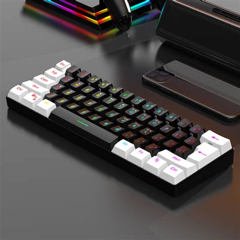 Wired Keyboard Key RGB Backlight Mini Compact USB C Pluggable Power Cord Shopee Singapore
