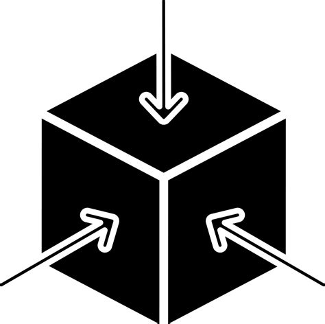 Illustration Of Hollow Cube Flat Icon Vector Art At Vecteezy