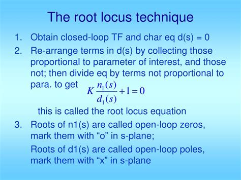PPT Root Locus PowerPoint Presentation Free Download ID