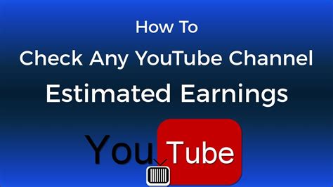 How To Check Any YouTube Channel Estimated Earnings YouTube