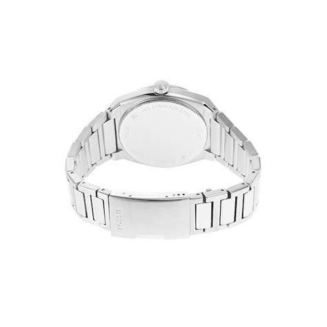 Fossil Fs5821 Everett Three Hand Stainless Steel Black Analog Classic Dress Mens Watch Mens