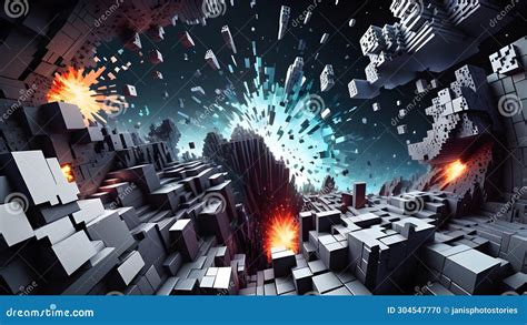 Exploding Minecraft Colorful Cubes Minecraft Blocks Minecraft Textures And Cubes Minecraft
