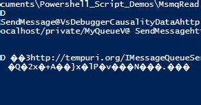 Coding Grounds Reading WCF Messages In MSMQ Queues In Powershell