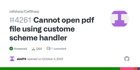 cannot open pdf file using custome scheme handler · cefsharp cefsharp · discussion 4261 · github