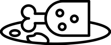 Cooked Ham Icon Style 20879948 Vector Art At Vecteezy