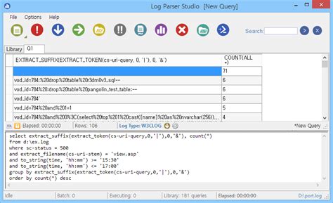 케세라세라 Logparser 활용web Log 이상징후 분석 3rd