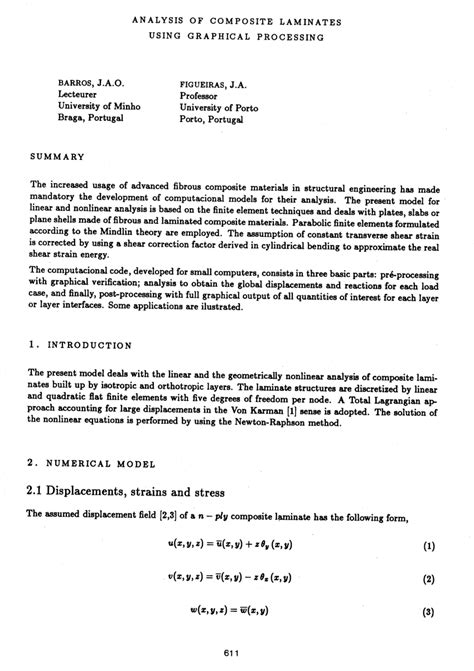 pdf analysis of composite laminates using graphical processing