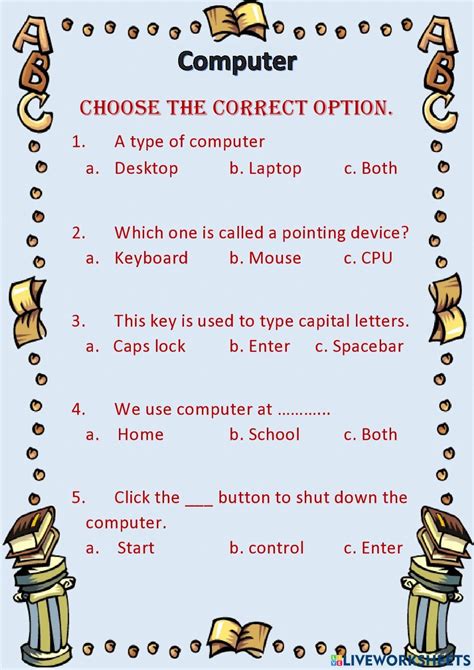 Computer Exam Computer Online Computer Basics Computer Science