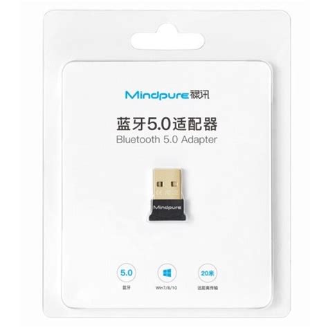 Mindpure Usb Bluetooth 5 0 Adapter Receiver Transmitter Edr Dongle For Pc Wireless Transfer For