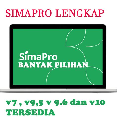 Jual Software Simapro Lengkap V7 V95 Dan V10 Shopee Indonesia