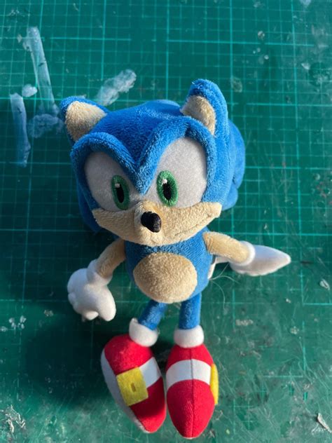 Sonic The Hedgehog Sega Sanei Sonic Plush Very Rare Hobbies Toys Toys Games On Carousell