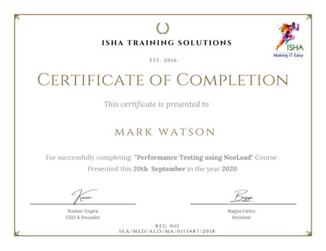 Performance Testing Using Neoload Live Training Isha