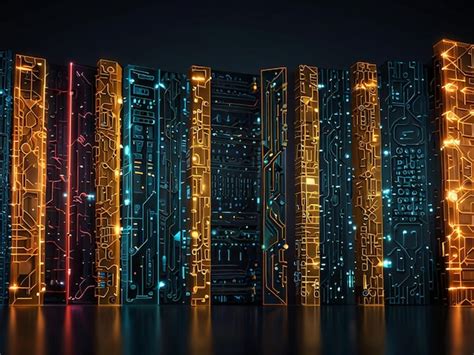 Premium Photo Blockchain Smart Contracts Visual Representation