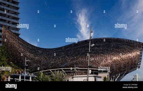 El Pez The Fish By Frank Gehry Barcelona Spain Stock Photo Alamy