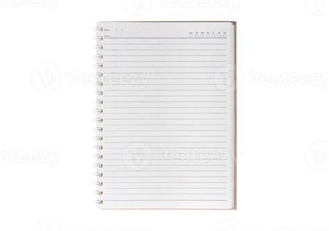 Notebook Isolated On A Transparent Background 22025153 PNG