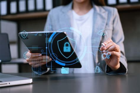 Premium Photo Cybersecurity And Privacy Concepts To Protect Data Lock Icon And Network