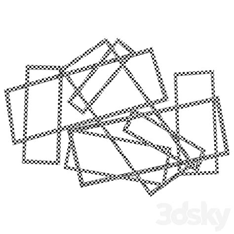 Mercury Row Rectangles Iron Wall Decor Other Decorative Objects 3d