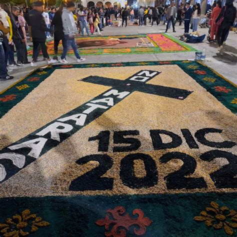 Aldíaperú On Twitter Rt Noticiasser Huamanga Alfombra En Honor A