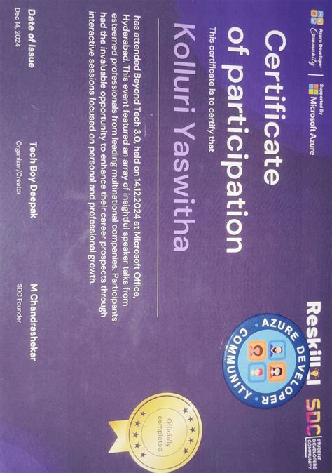 Ai Techevent Innovation Microsoft Networking Yaswitha Kolluri