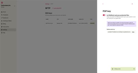 Encryption Wellhub Developers Portal