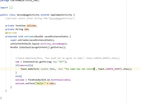 Java Getintentgetextra Is Returing Null Value Stack Overflow