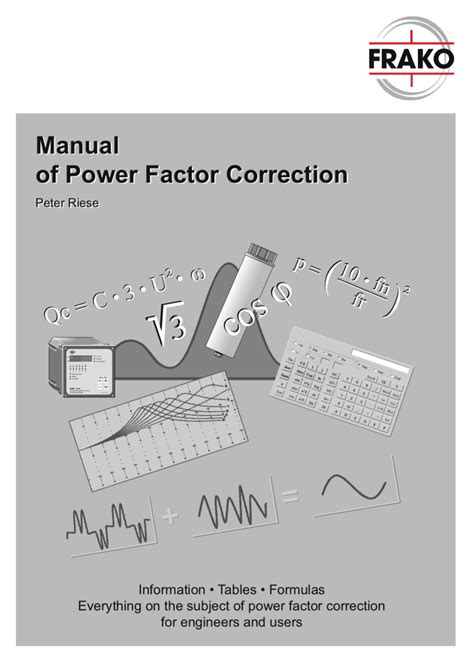 Power Factor Correction Theory Methods Applications Specification And Installation Eep