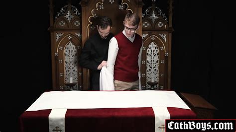 Explosive Gay Sex Between Priest Tucker Barrett And Altar Babe Colton Fox