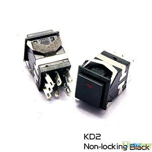 KD2 22 SELF LOCKING Push Button Switch 250V 3A 8 Pin