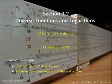 Lesson 15 Inverse Functions And Logarithms Ppt