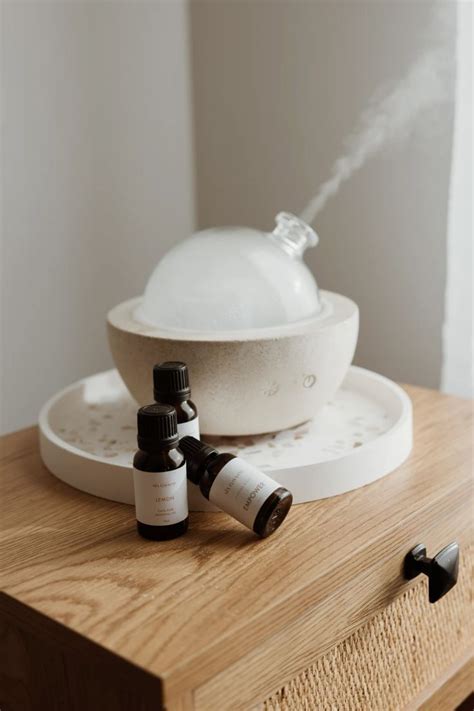 Luxe Aroma Diffuser Beige Aesthetic Six Rays Co Aromatherapy