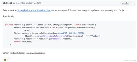 Springboot Resourceloader获取指定package目录下所有的类（get Class In Jar On Linux