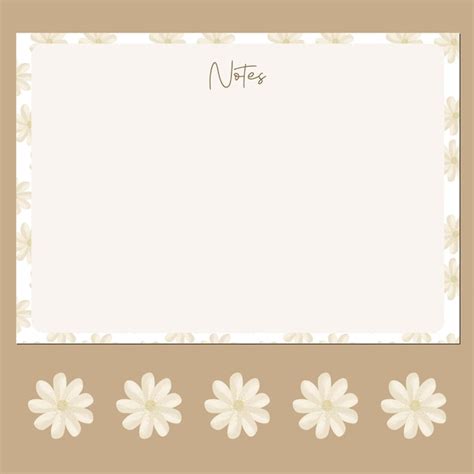 무료로 다운로드 가능한 꽃 메모장 벡터 And 일러스트