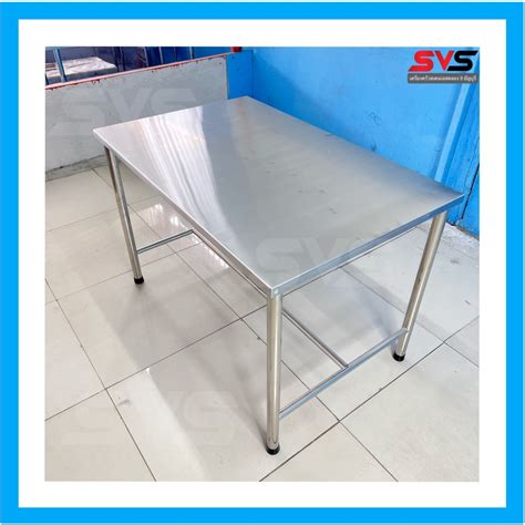 โต๊ะสแตนเลส โต๊ะวางของ ขนาด ก70xย1 10xส75ซม สแตนเลสเกรด 304 โต๊ะก๋วยเตี๋ยว โต๊ะกินข้าว