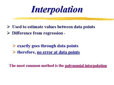 Chapter 14 Polynomial Interpolation Interpolation Extrapolation