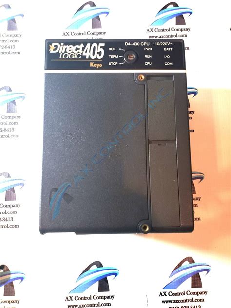 D4 430 In Stock Automation Direct Directlogic 405 Automation Direct Koyo Plc Direct Cpu 6 5k