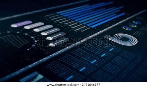 Dynamic Data Visuals Business Info Graphics Stock Illustration 2491646177 Shutterstock