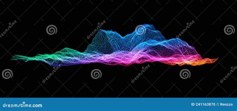 Complex Data Graphic Visualization Futuristic Business Analytics Big Data Analys Visualization