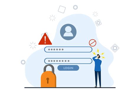 Forgotten Password Concept Lock Account Access Blocked Access Access The Display Page The