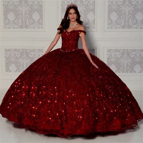 Red Quinceañera Dresses Princesa By Ariana Vara