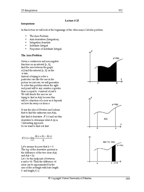 Lecture 25 Pdf Integral Mathematical Analysis
