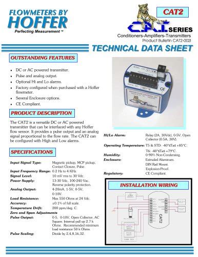 All Hoffer Flow Controls Catalogs And Technical Brochures