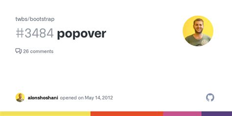 Popover · Issue 3484 · Twbs Bootstrap · Github