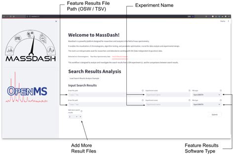 Search Results Comparisons Workflow — Massdash Documentation