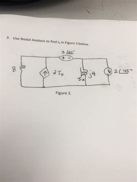 Solved Use Nodal Analysis To Find I X In Figure Below Chegg Com